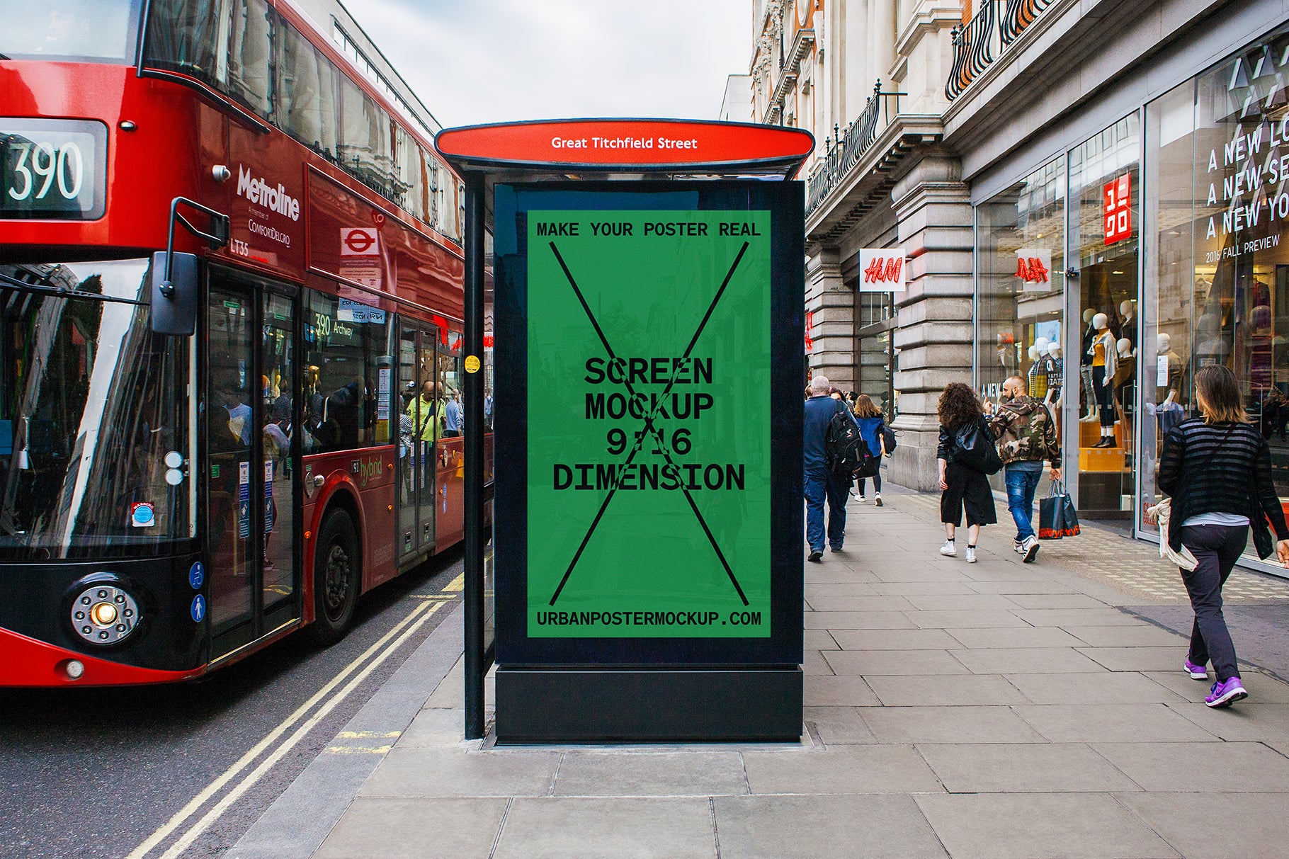 Screens – Urban Poster Mockup