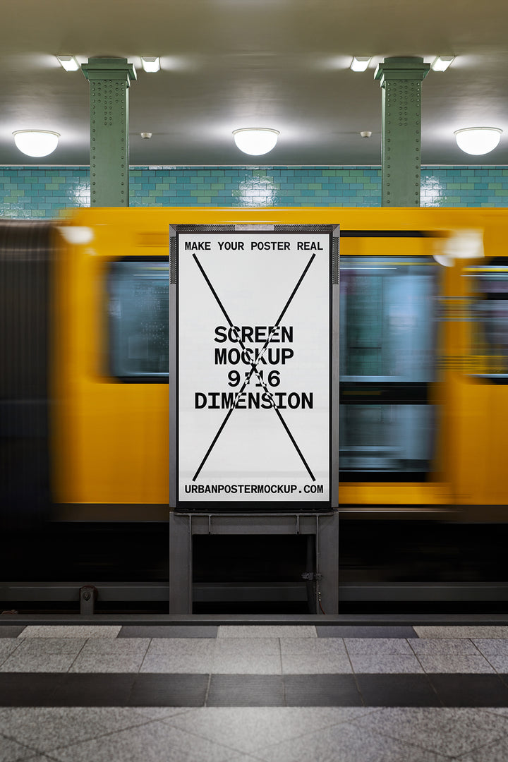 Screens – Urban Poster Mockup