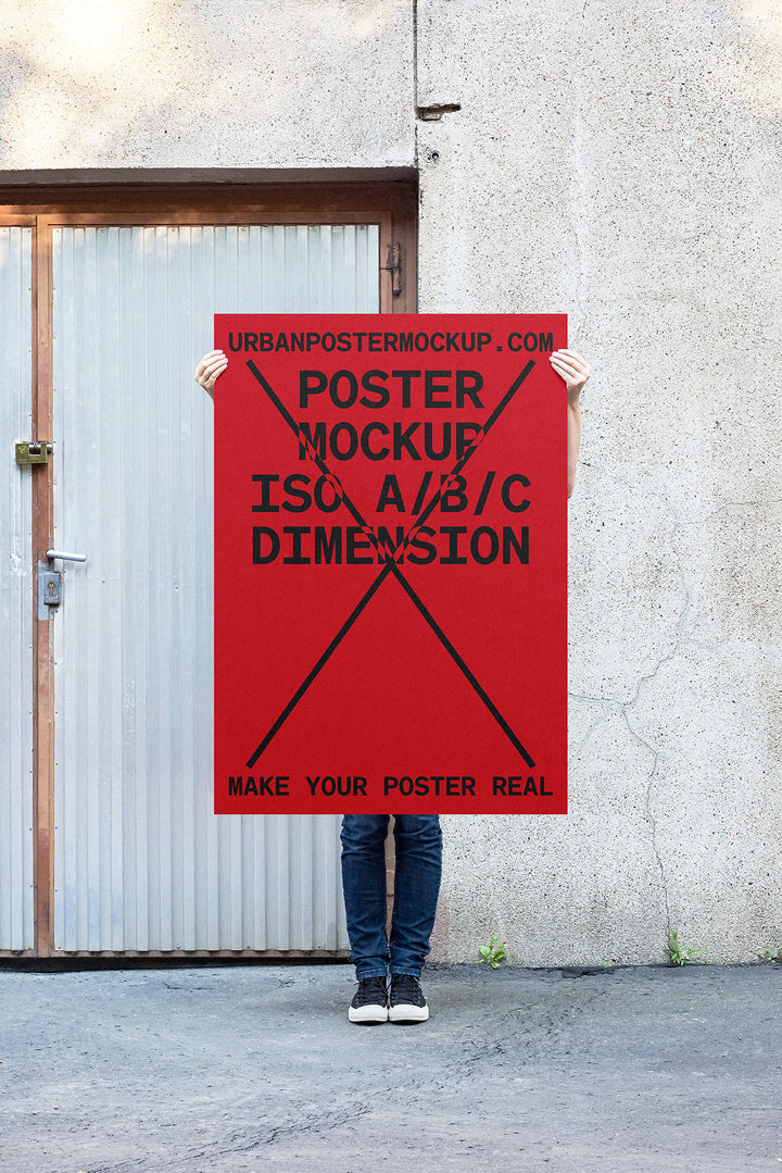 Freebies – Urban Poster Mockup
